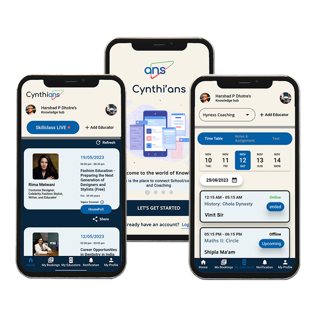 Skill trainings for career; get school, college, Instititions in one app